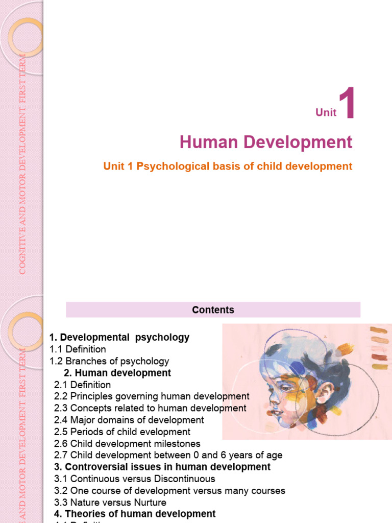 1 - Unit 1 - Psychological Basis of Child Development | PDF