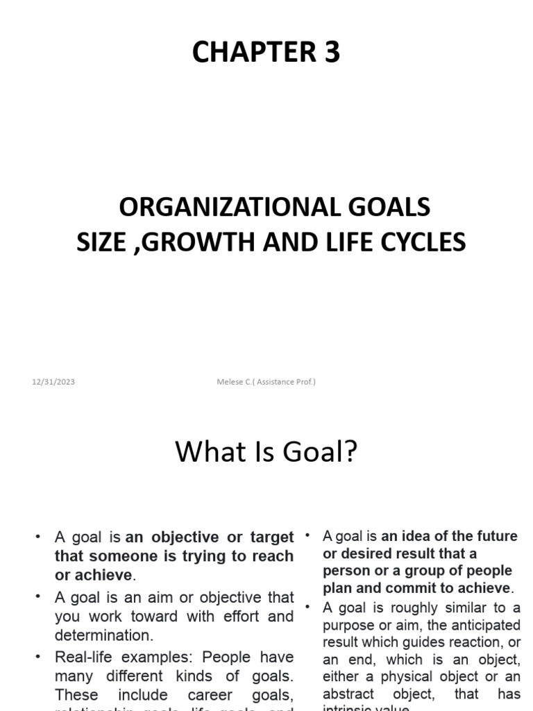 OT NEW CH 3 New | Download Free PDF | Goal | Goal Setting