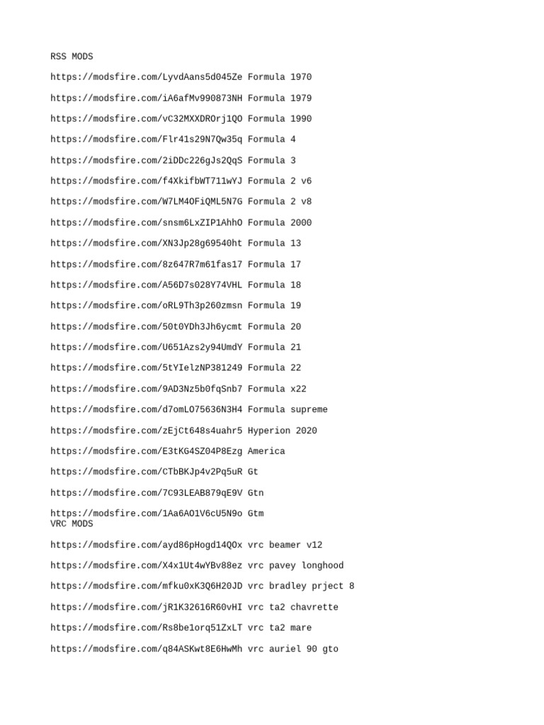 Leaked Assetto Corsa Mods | PDF | Audi | Formula One