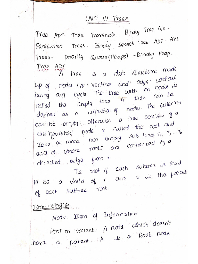 Tree Adt | PDF Tree Adt | PDF