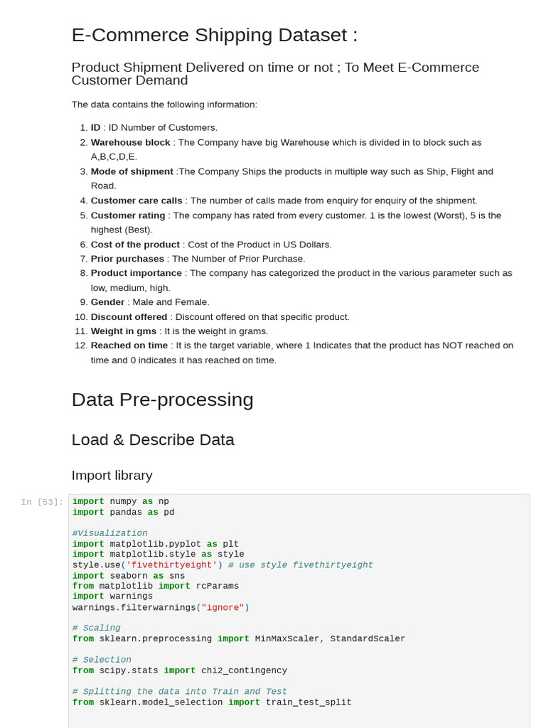 Data Science Tutorial 1686911993 | PDF | E Commerce | Data Analysis