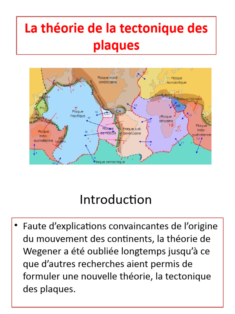 La Théorie de La Tectonique Des Plaques | PDF
