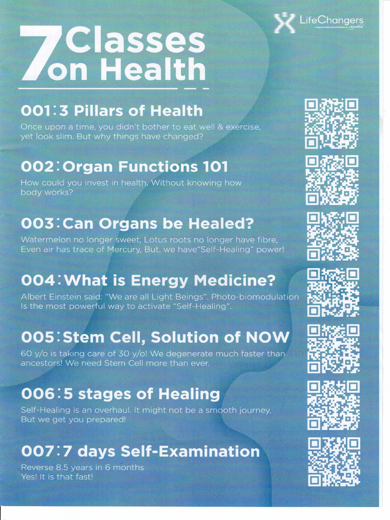 7 Classes On Health (Eng Version) | PDF