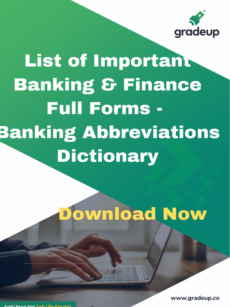 Banking Abbreviations For Bank Exams 2021 71 | PDF | Banks | Over The ...