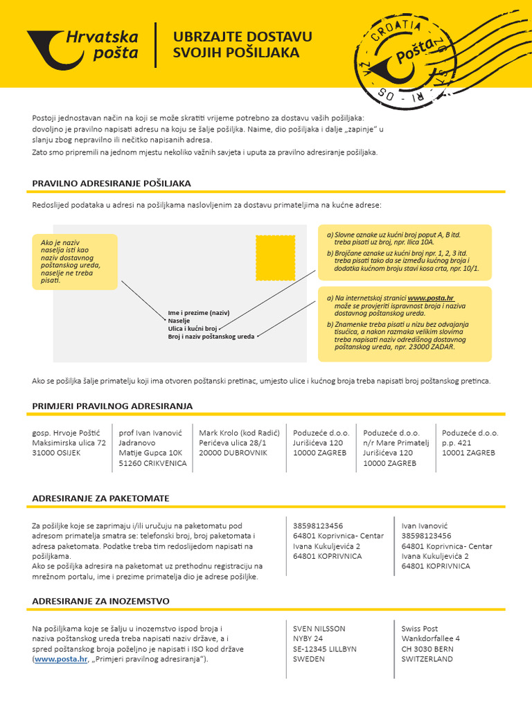 Kako Poslati Paket HP | PDF