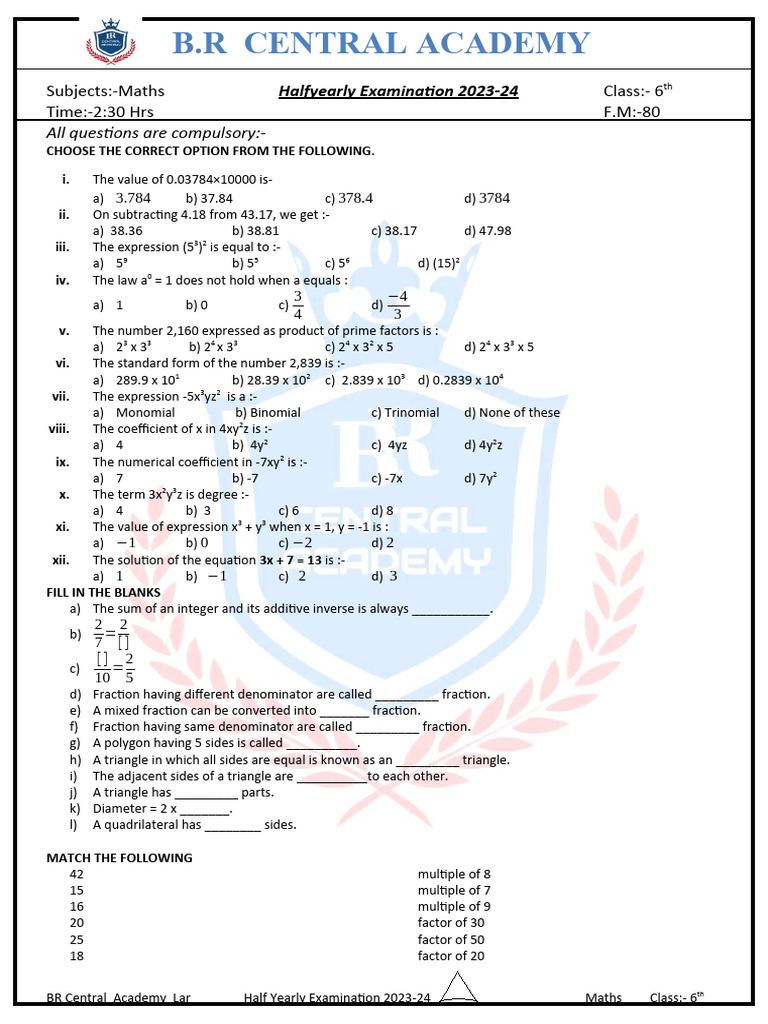 Class 7th English | PDF | Triangle | Circle