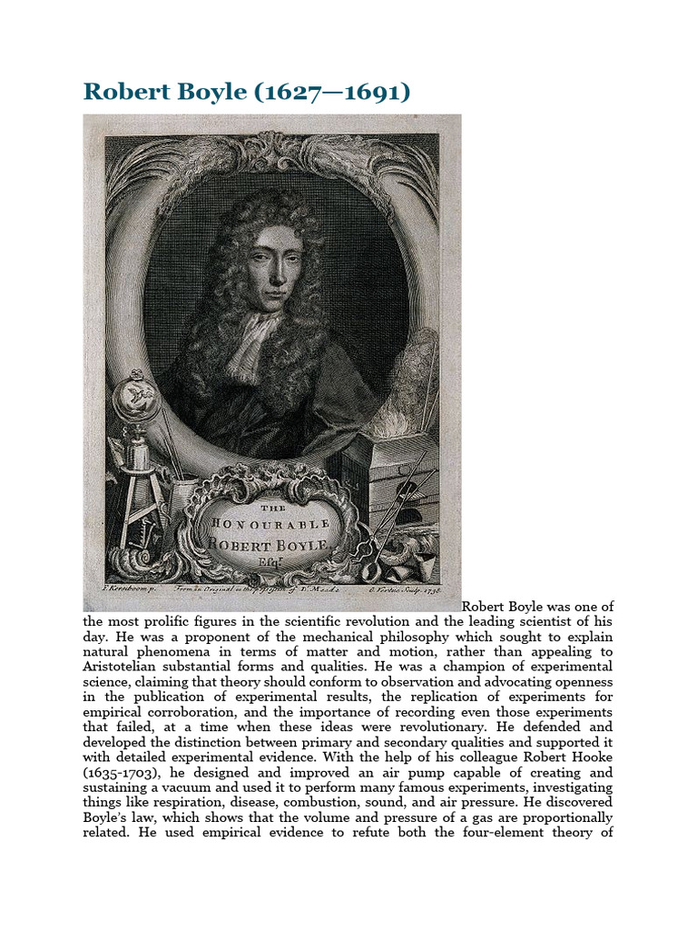 Robert Boyle | PDF