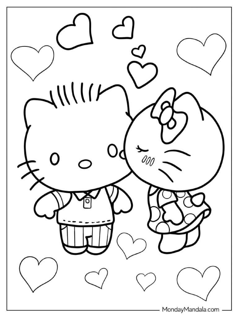 Hello Kitty Kissing Dear Daniel On The Cheek | PDF
