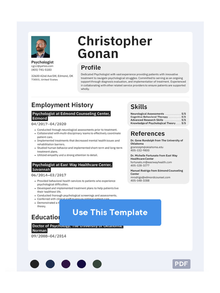 CV Template | PDF