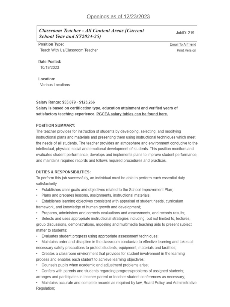 Online Employment Application Open Positions PDF
