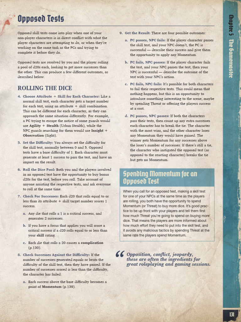 Aid 7 - Opposed Tests | PDF