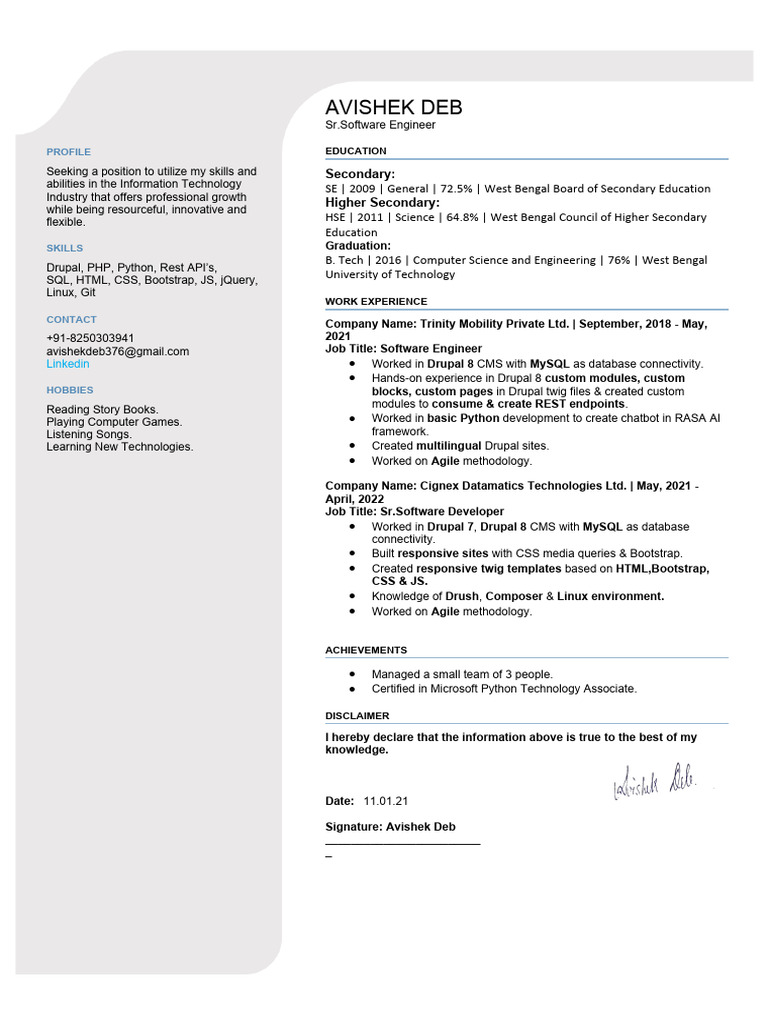 Avi Shek | PDF | Drupal | Computing