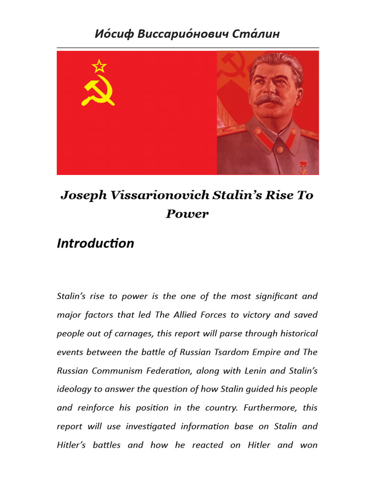 Humanities-WW2 Research Report | Download Free PDF | Joseph Stalin ...