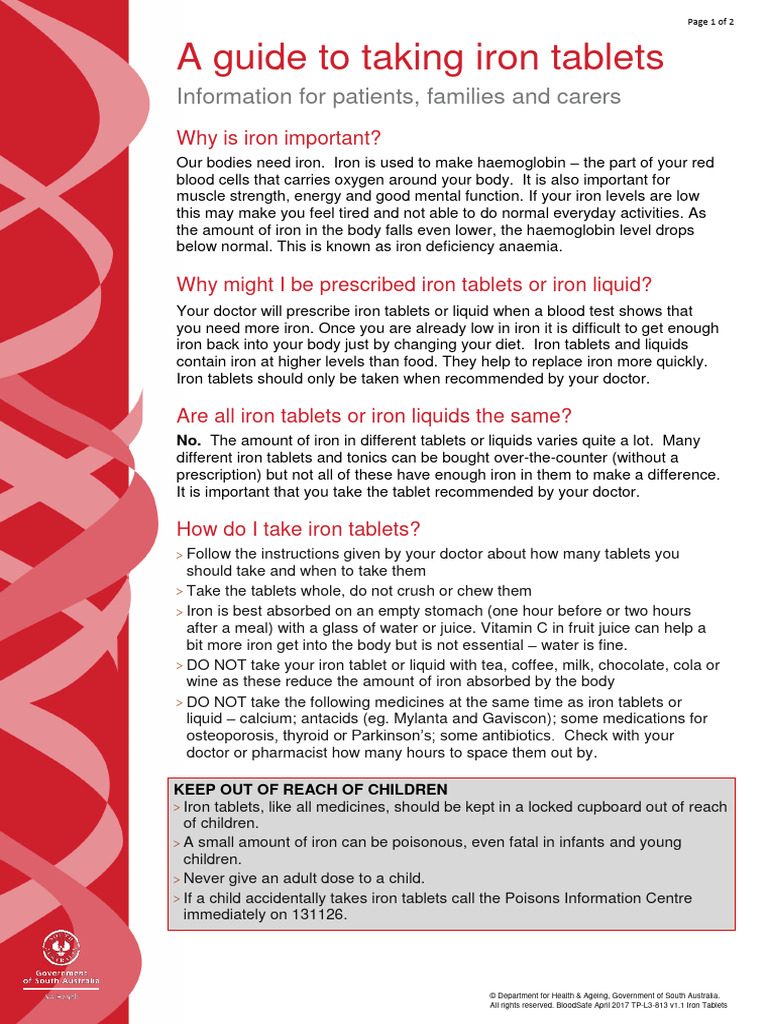 C Lifeblood Iron | PDF | Iron | Intravenous Therapy