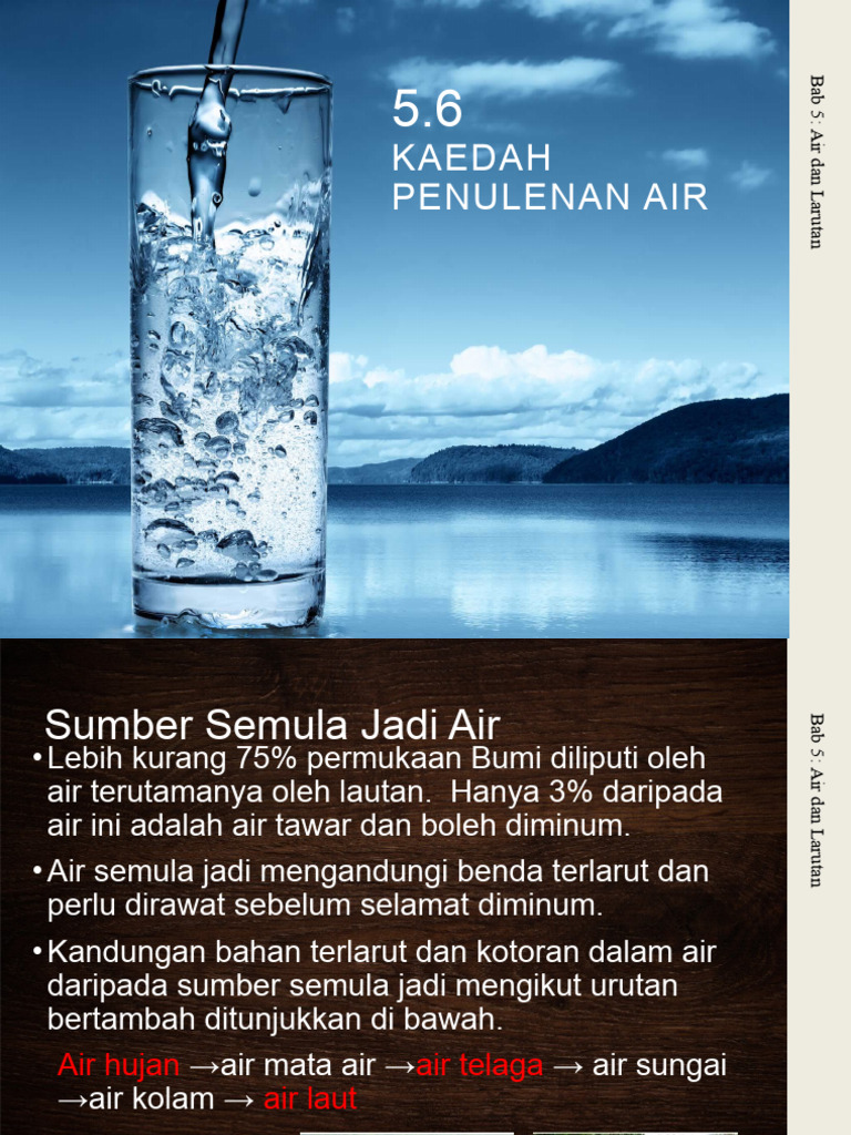 Bab5.6 Kaedah Pembersihan Air - 1 | PDF