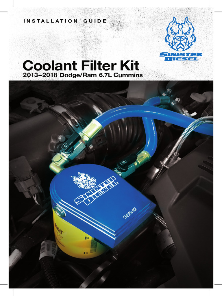 Sinister Diesel Coolant Filtration System For 2013-2018 Dodge Cummins | PDF