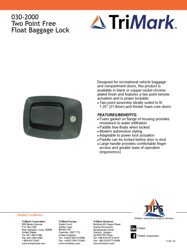 TriMark 030-2000 - Rev 12 | PDF