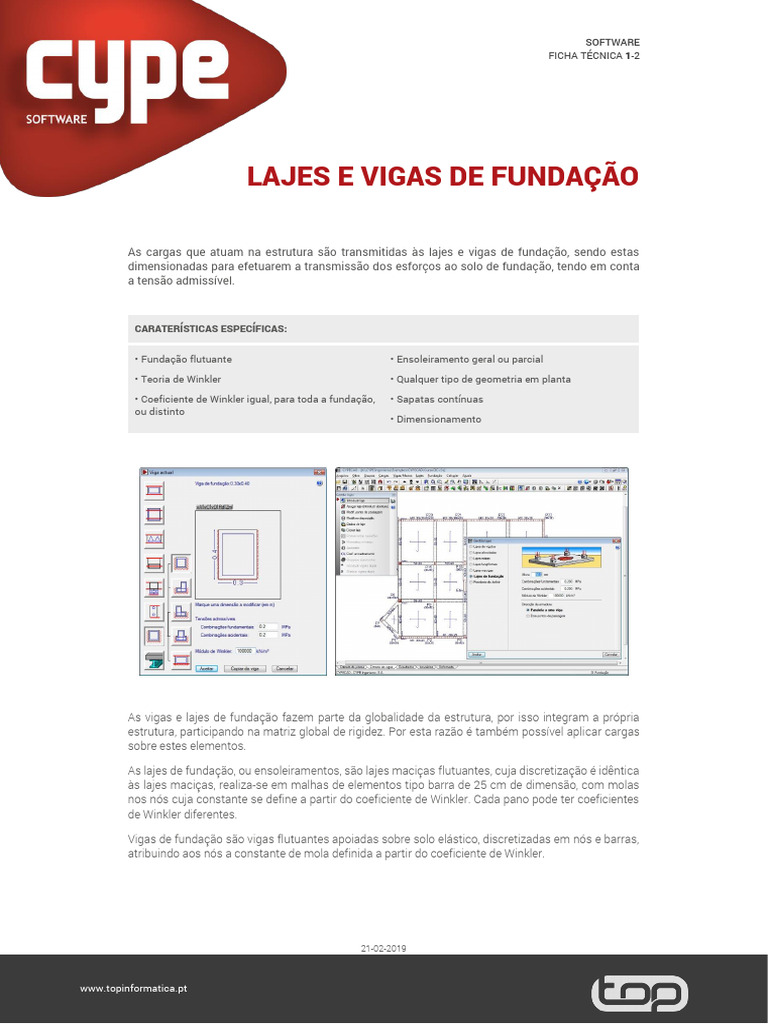FT Lajes e Vigas de Fundacao | PDF | Viga