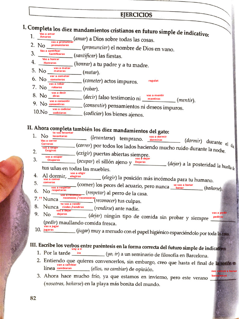 Ejercicios Con El Futuro P1 2 Rezolvare Pdf