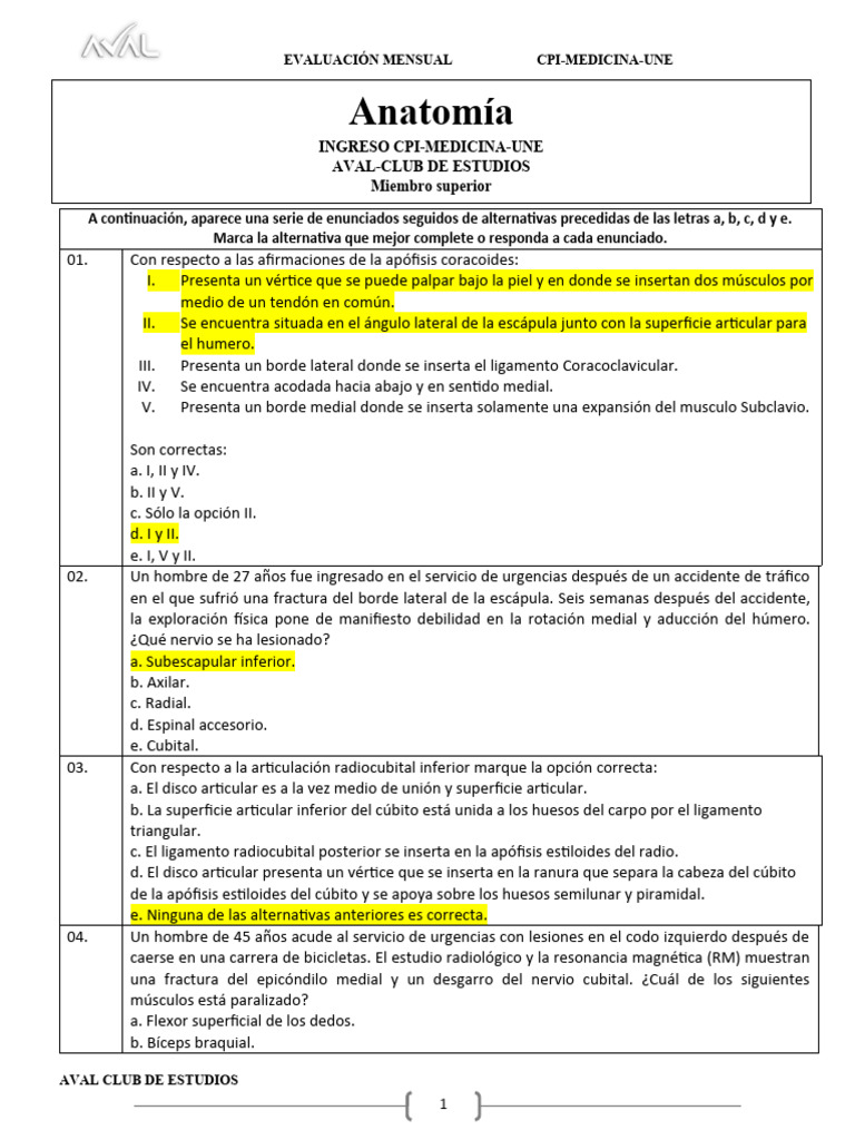 Examen MS 1.0 (2023 Con Resp) | PDF