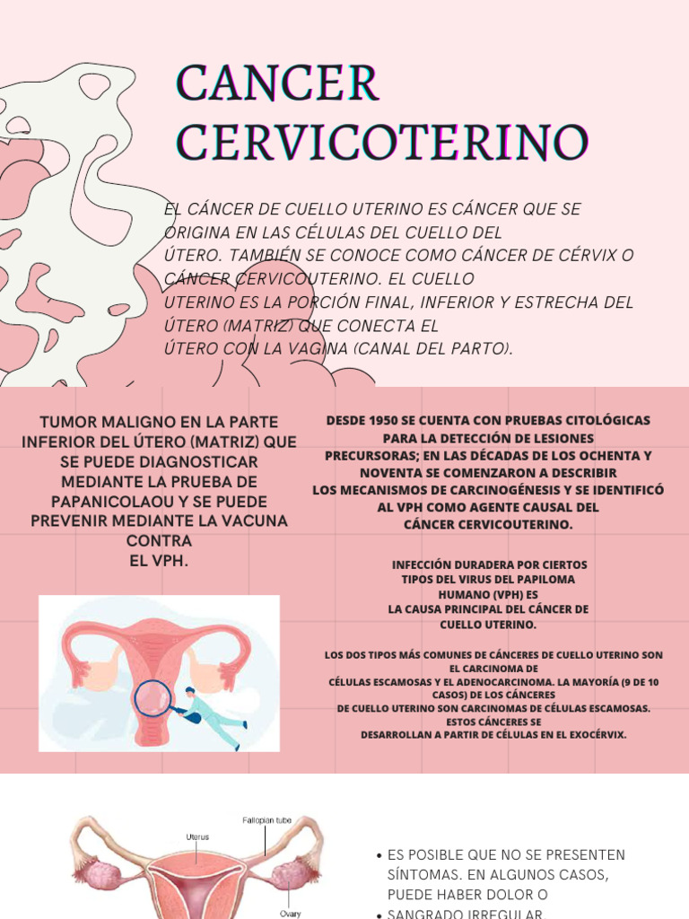 Cáncer Cervicoterino | PDF | Cáncer de cuello uterino | Cáncer