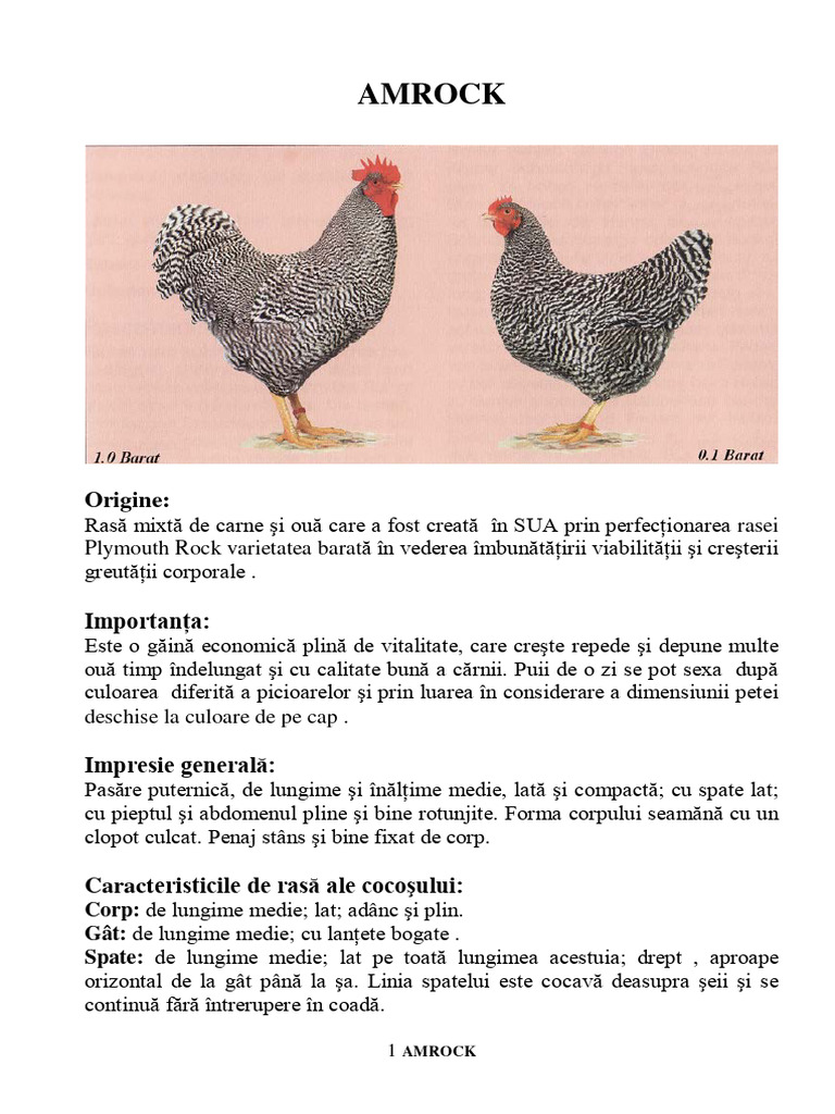 Standard Pasari de Curte 2010 | PDF