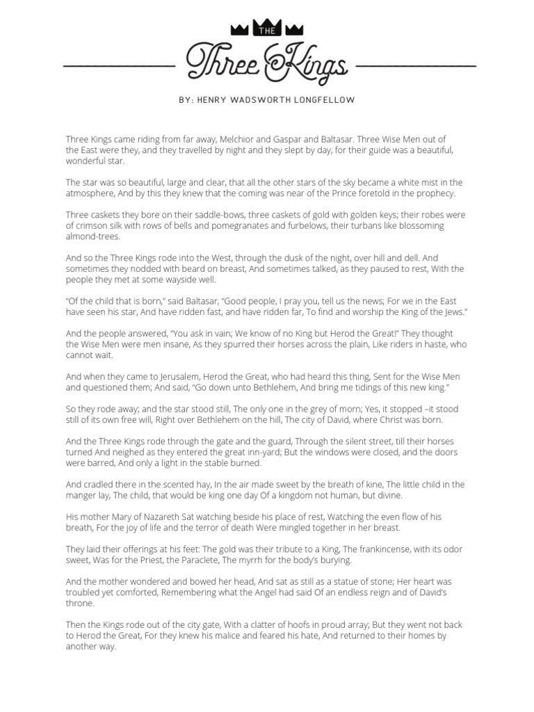 The Three Kings' Journey to Bethlehem | PDF | History