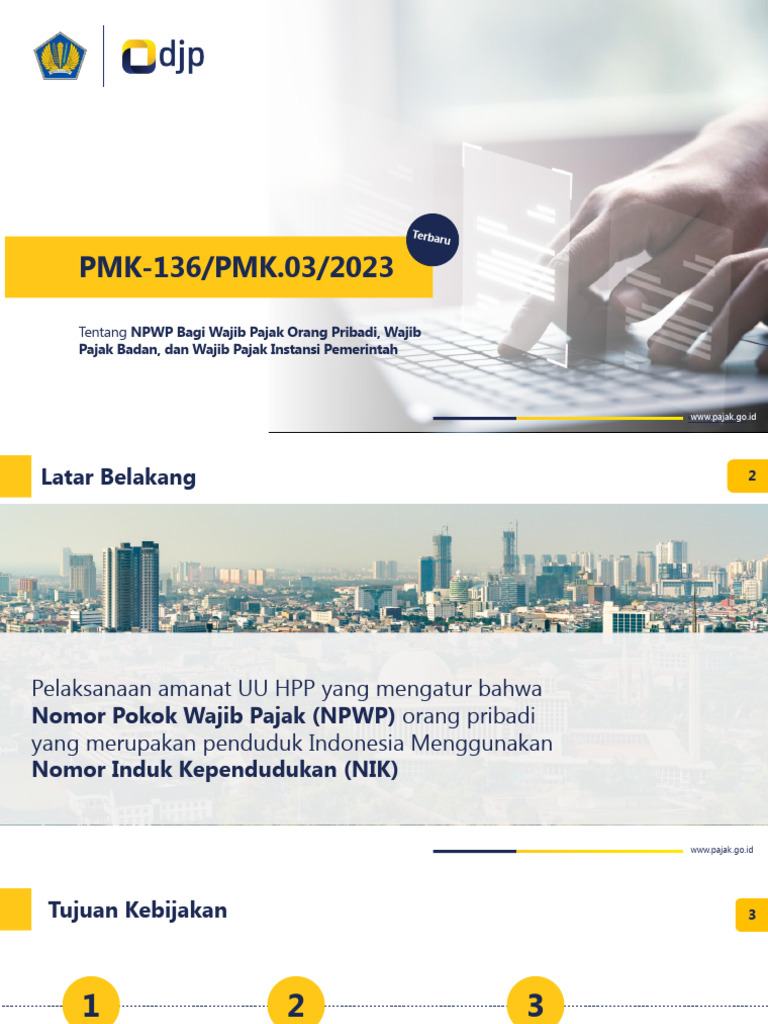Panduan Format Baru NPWP | PDF