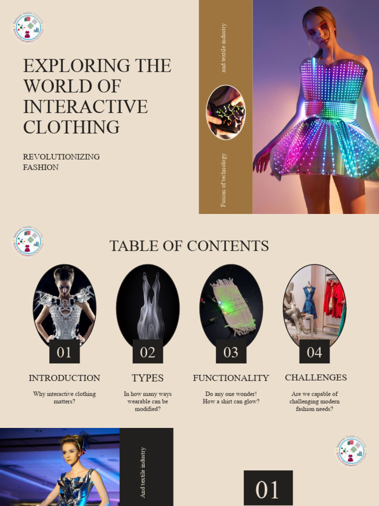 Interactive Clothing: Fashion's Tech Revolution | PDF | E Textiles ...