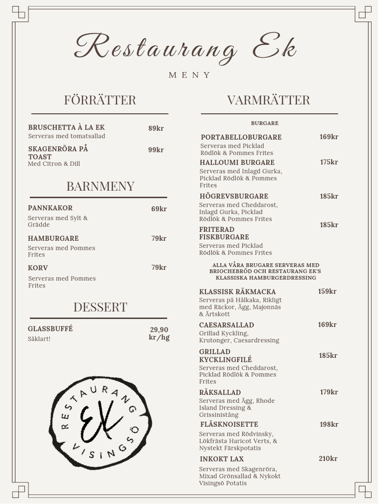 Menyer Ek 2023 | PDF