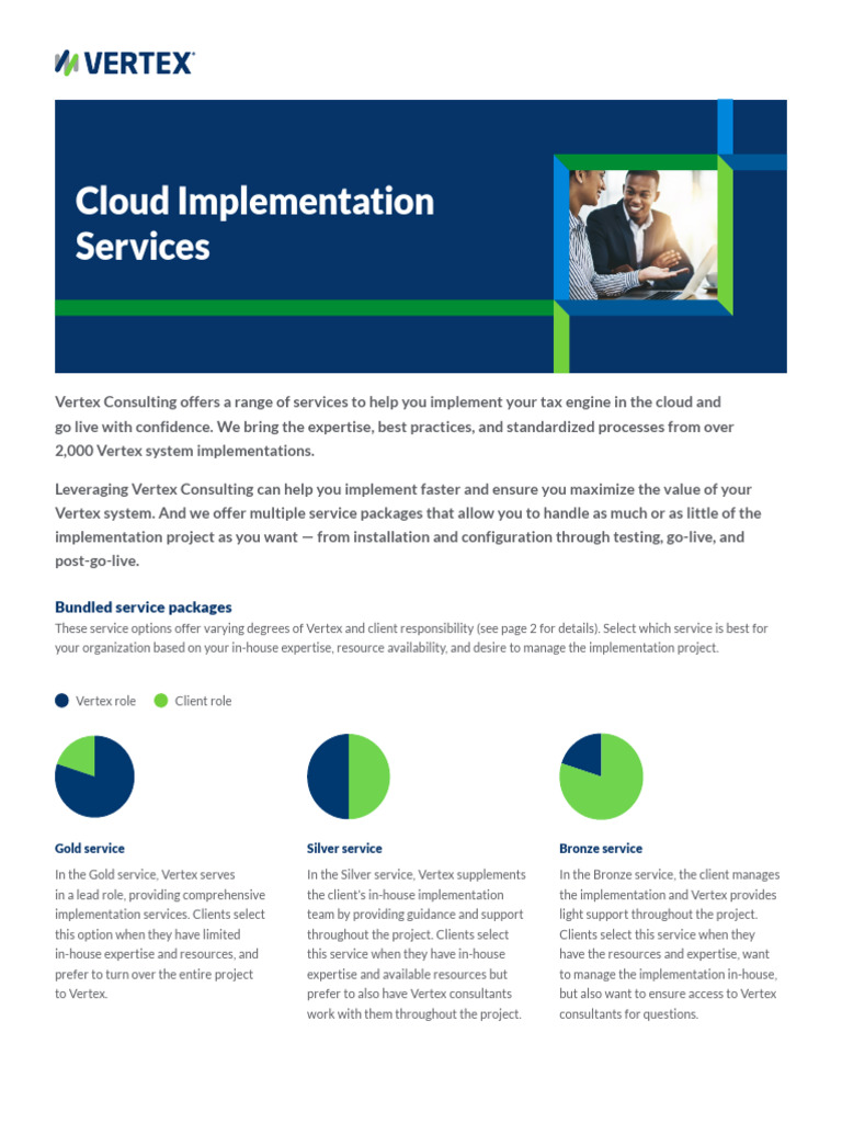 Vertex Cloud Implementation Services Data Sheet 1 | PDF | Outsourcing ...