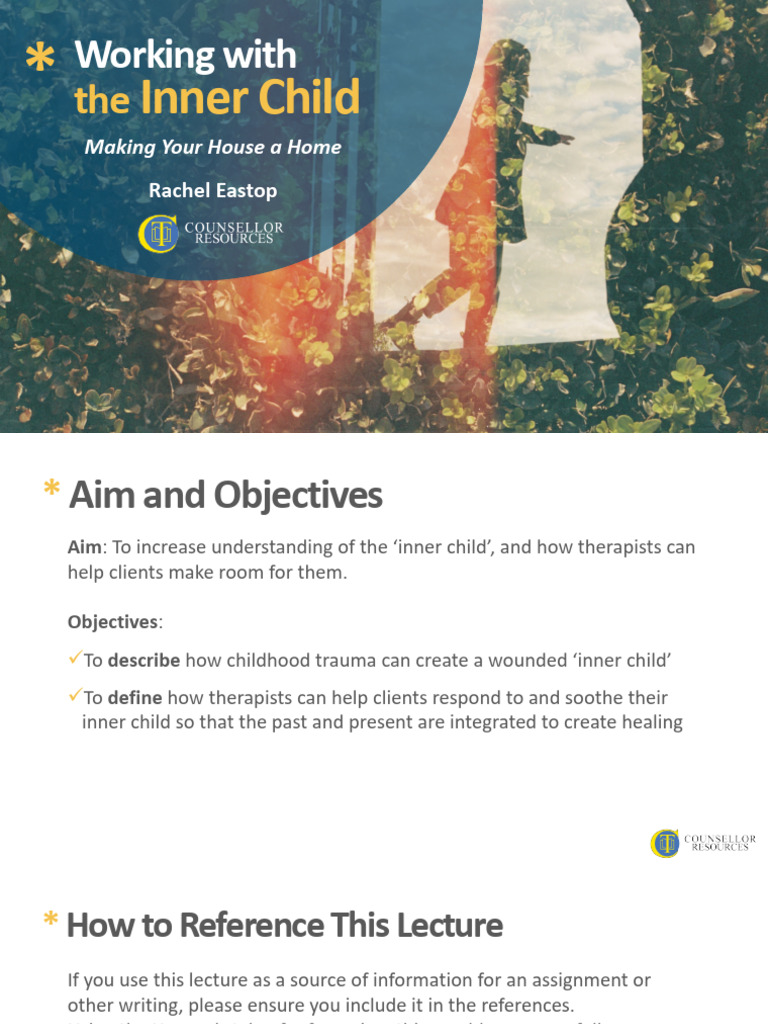 Working With The Inner Child | PDF