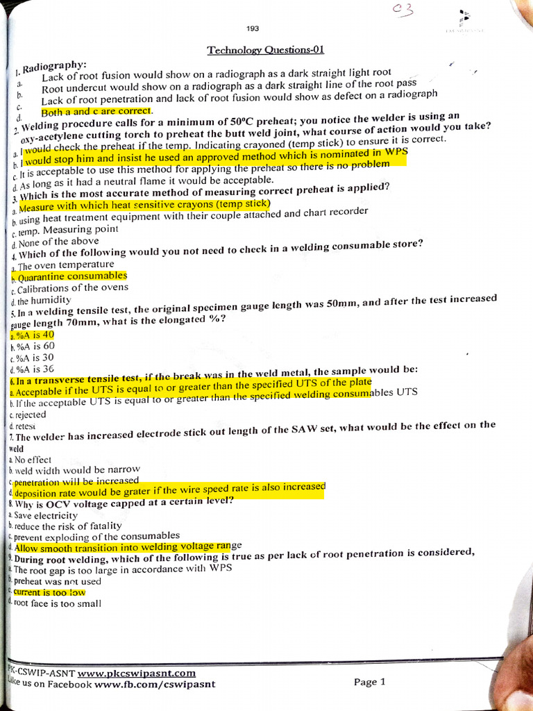 Technology 1 Ans | PDF