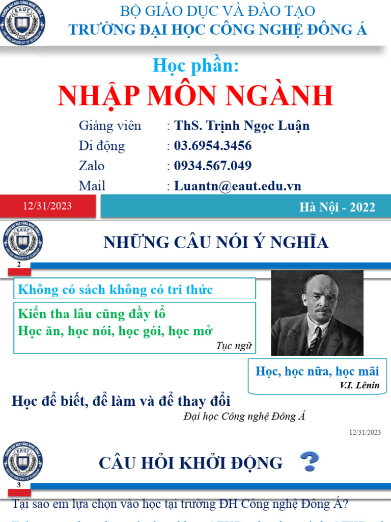 10.10-Slide Nhập Môn Ngành QTKD | PDF