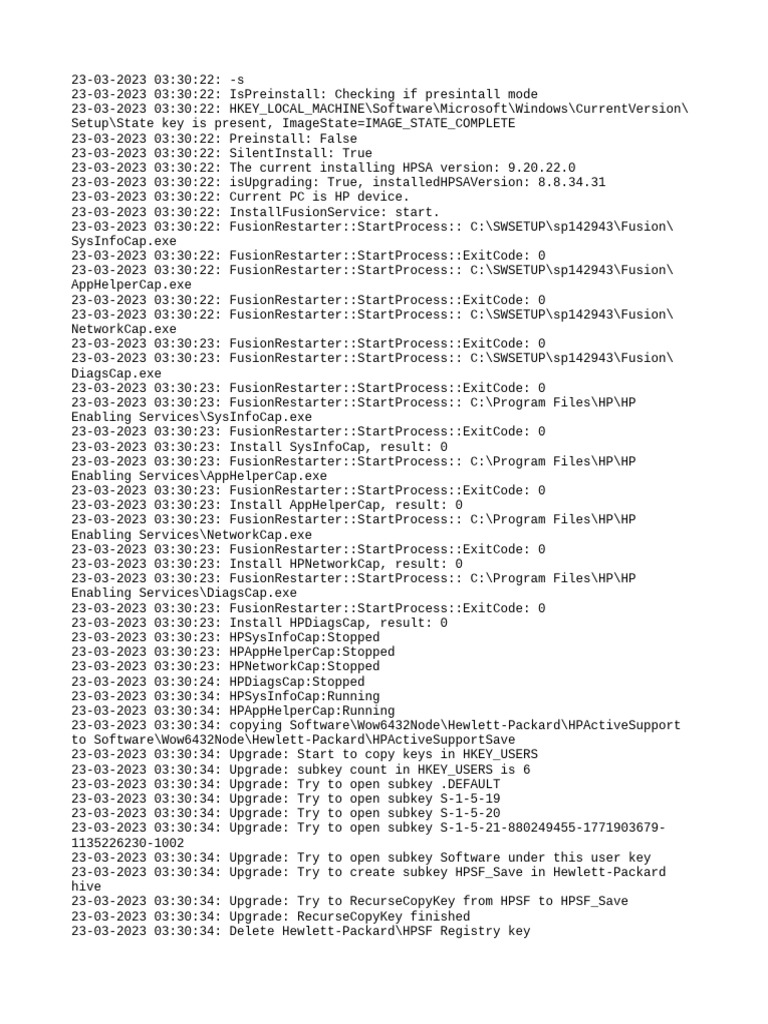 HPSA Setup 20230323-033111 | PDF