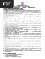 JSS 3 Sos 1ST Term Exam | PDF | Family | Money