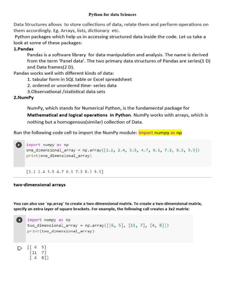 Python For Dscience And D Visualisation Updated Pdf Variance 3286