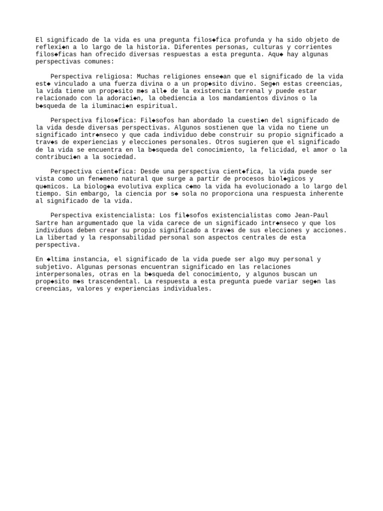 El Significado de La Vida | PDF | Ciencia y matemáticas