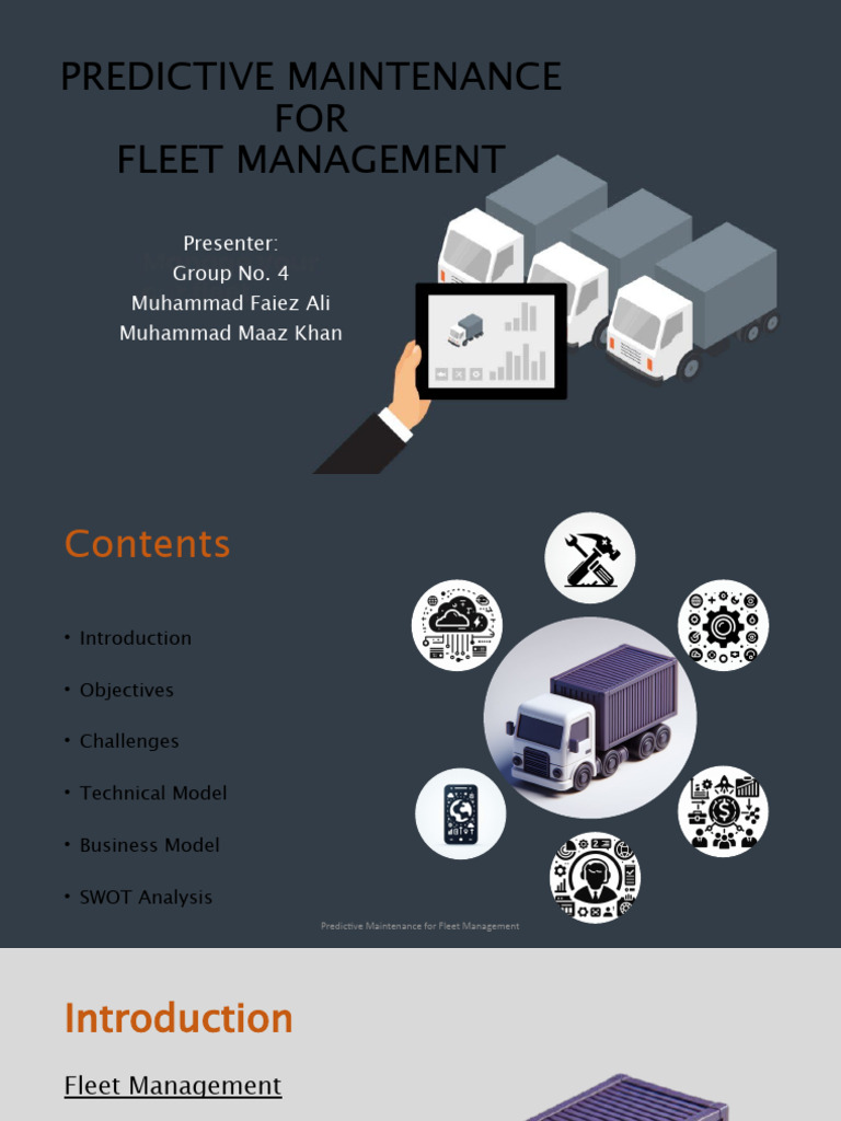 Predictive Maintenance For Fleet Management | PDF | Business Model | Cloud Computing