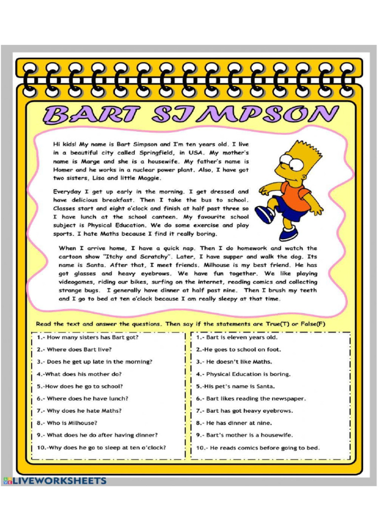 Bart Simpson | PDF