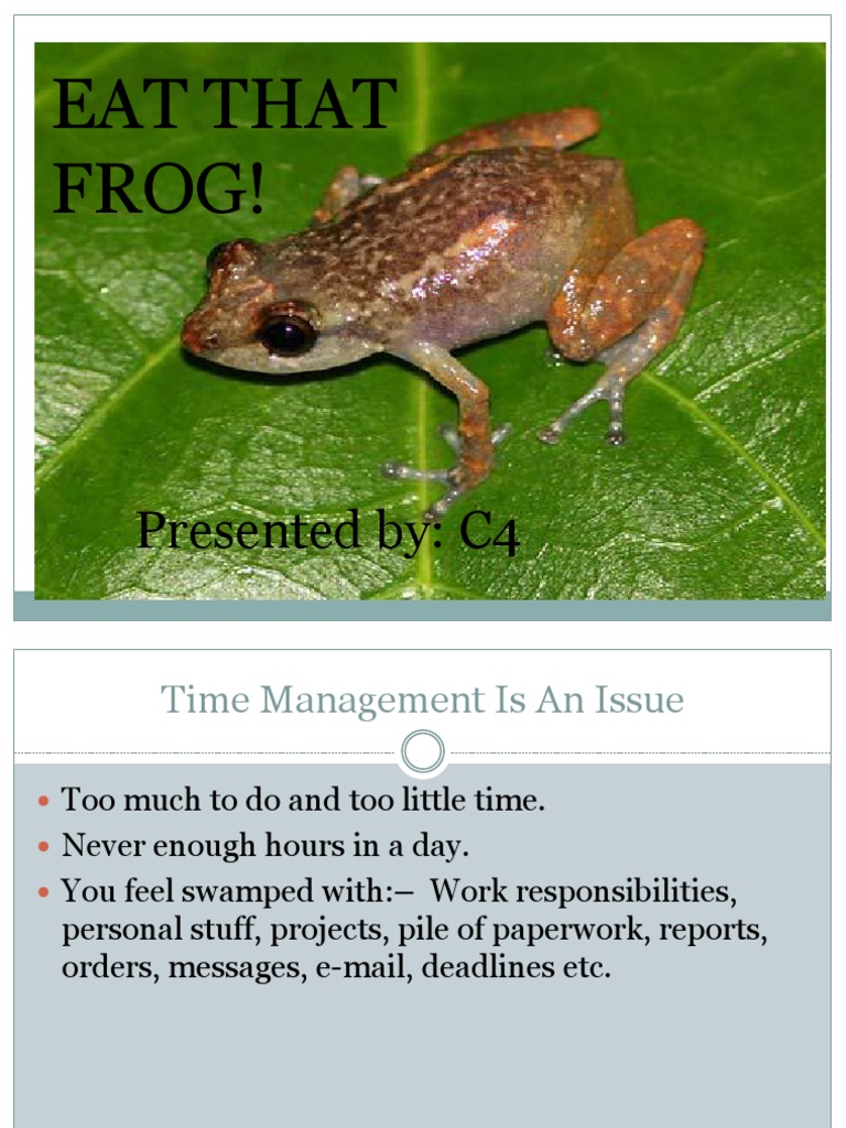 Eat That Frog | PDF | Procrastination | Professional Skills