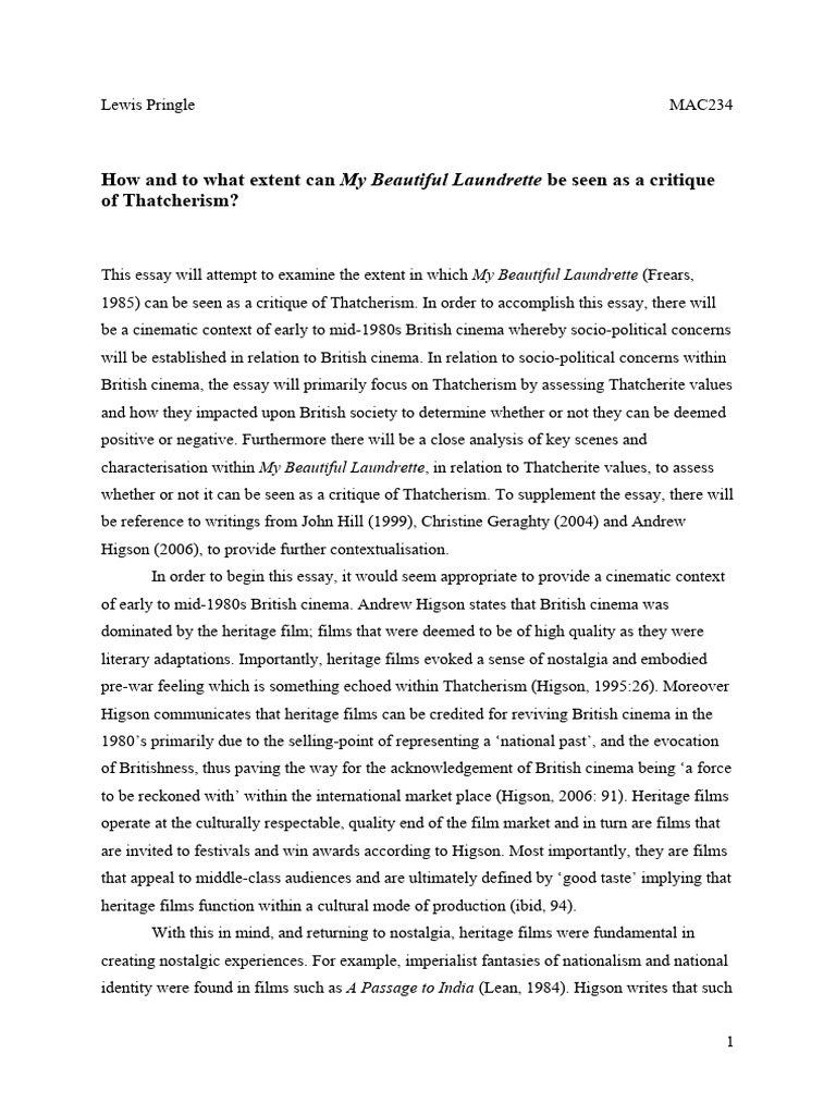 How and To What Extent Can My Beautiful | PDF | Essays | Nostalgia