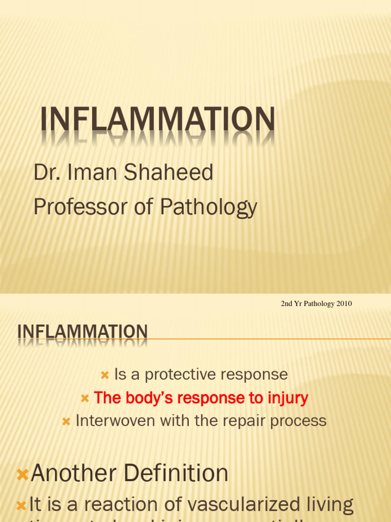 Inflammation | PDF | Inflammation | Medical Specialties