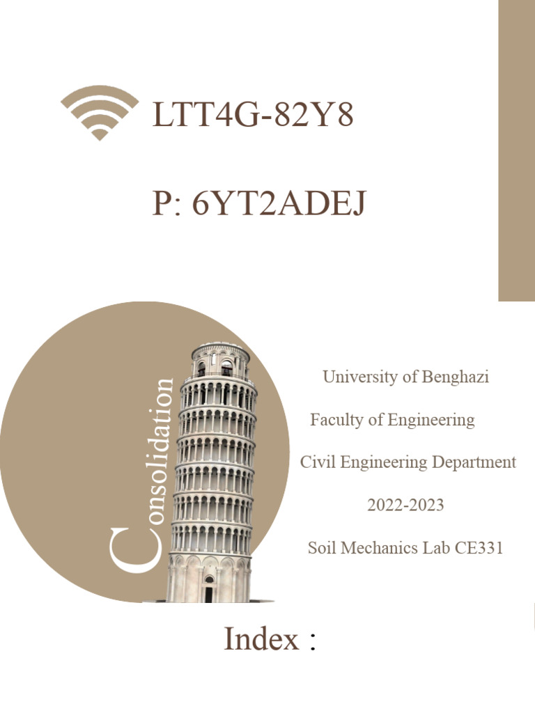 Consolidation | PDF | Applied And Interdisciplinary Physics | Civil ...