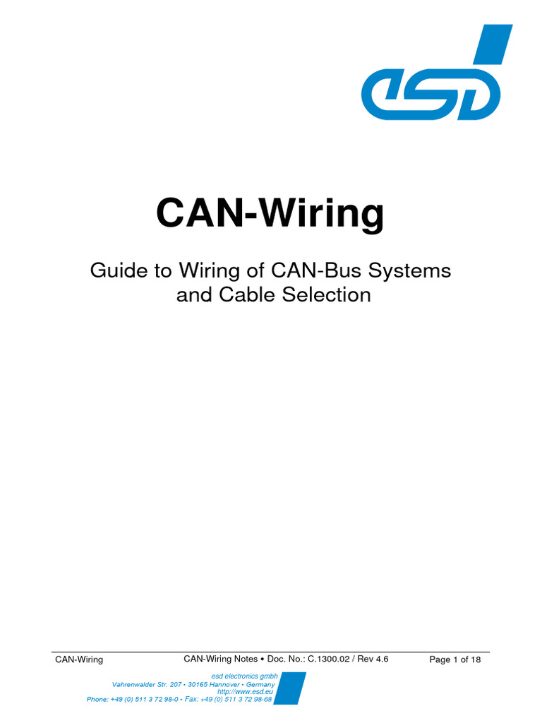 CAN-Wiring-Notes en 46 | PDF | Electrical Wiring | Electrical Connector
