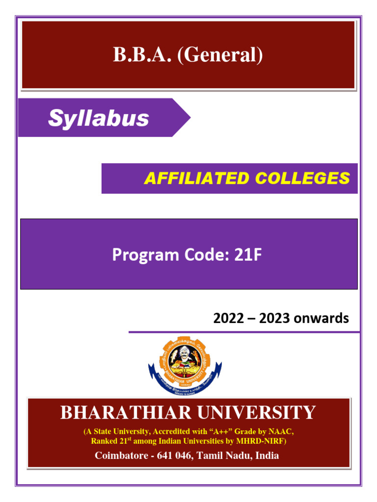 Bba - 2022 - 23 - IV Sem | PDF