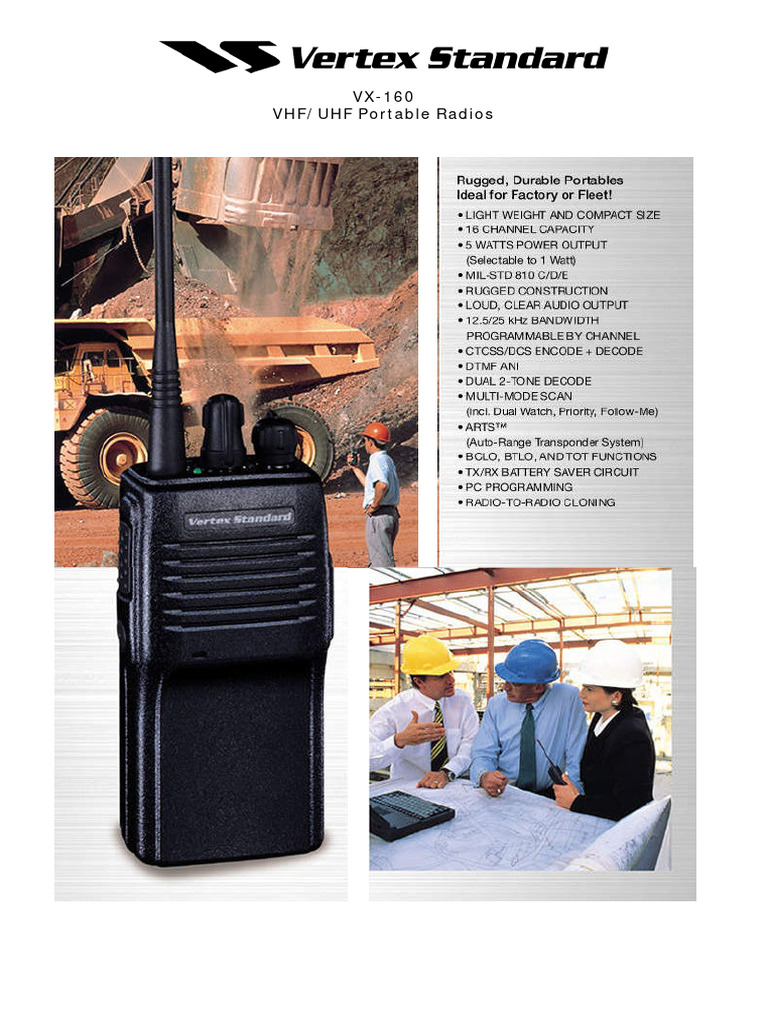 Vertex VX-160 | PDF | Broadcast Engineering | Sound Technology