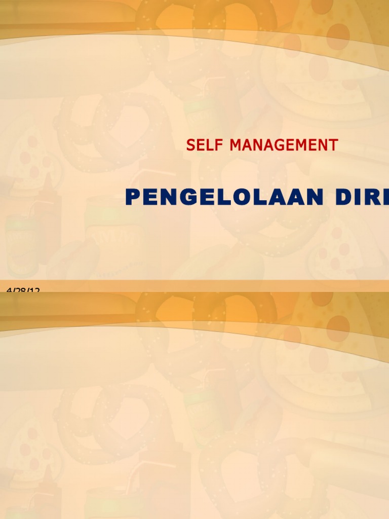 Pengelolaan Diri (Manajemen Diri) | PDF | Pengembangan Diri