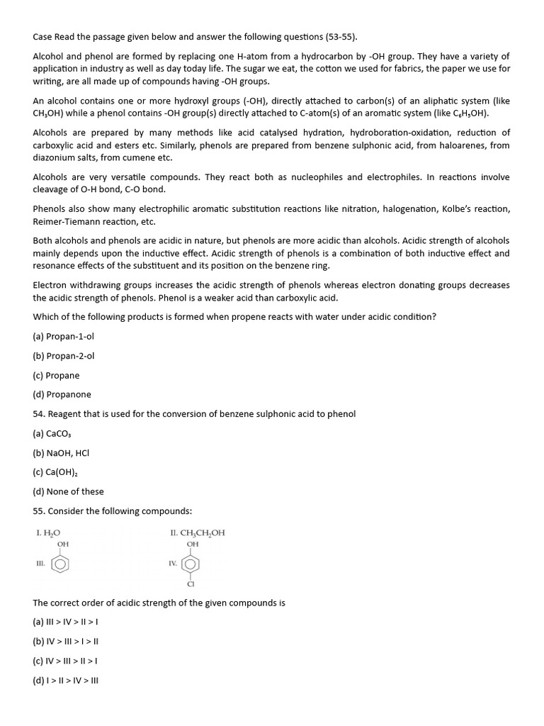 Case Read The Passage Given Below and Answer The Following Questions | PDF Case Read The Passage Given Below and Answer The Following Questions | PDF