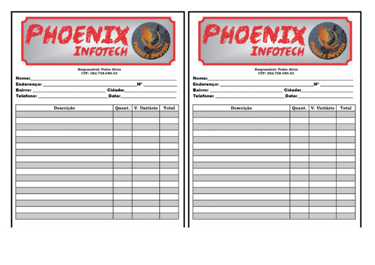 Nota Pronta para Imprimir | PDF